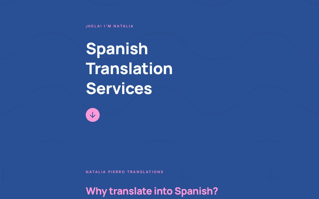 Natalia Pierro | Spanish Translations
